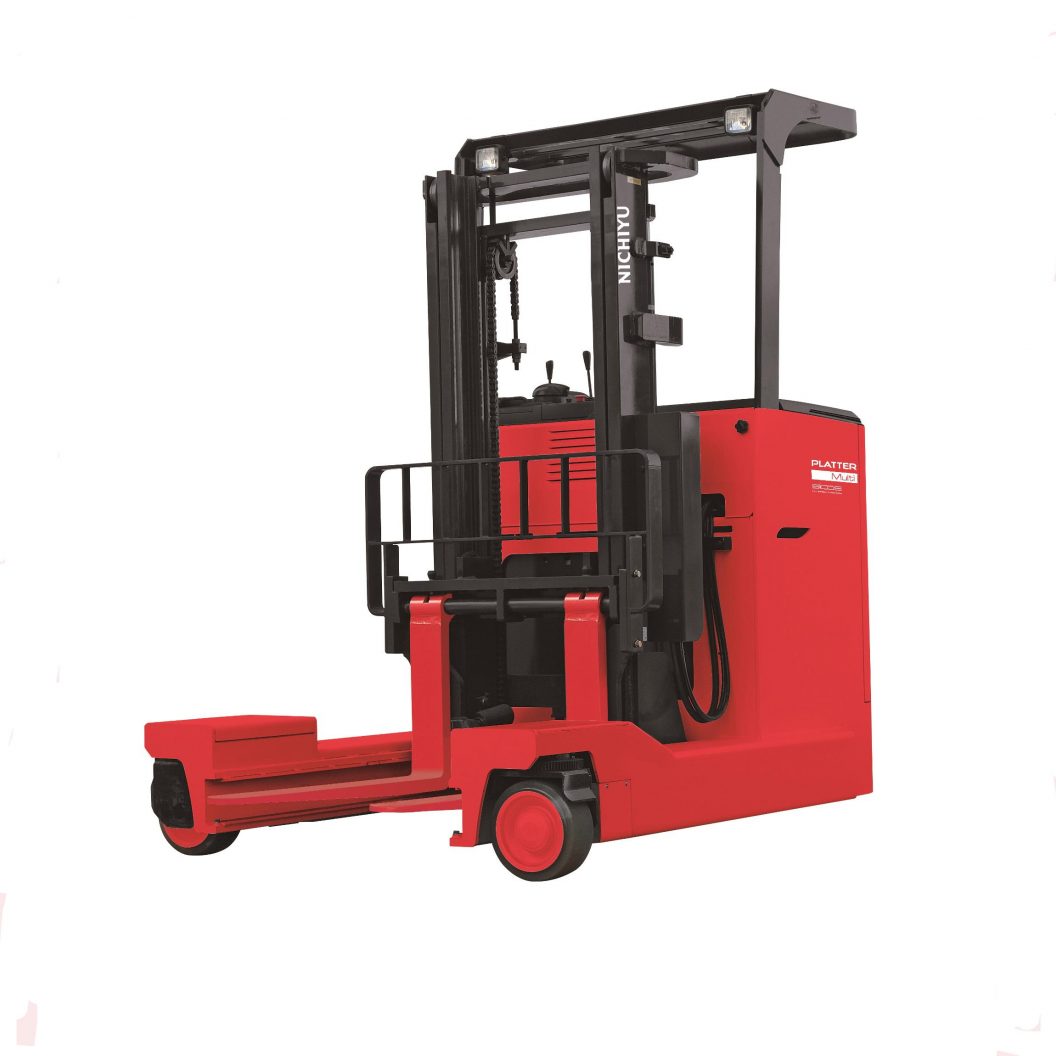 Multi-Directional Stand-On Reach Trucks | Nichiyu Electric Folklift ...