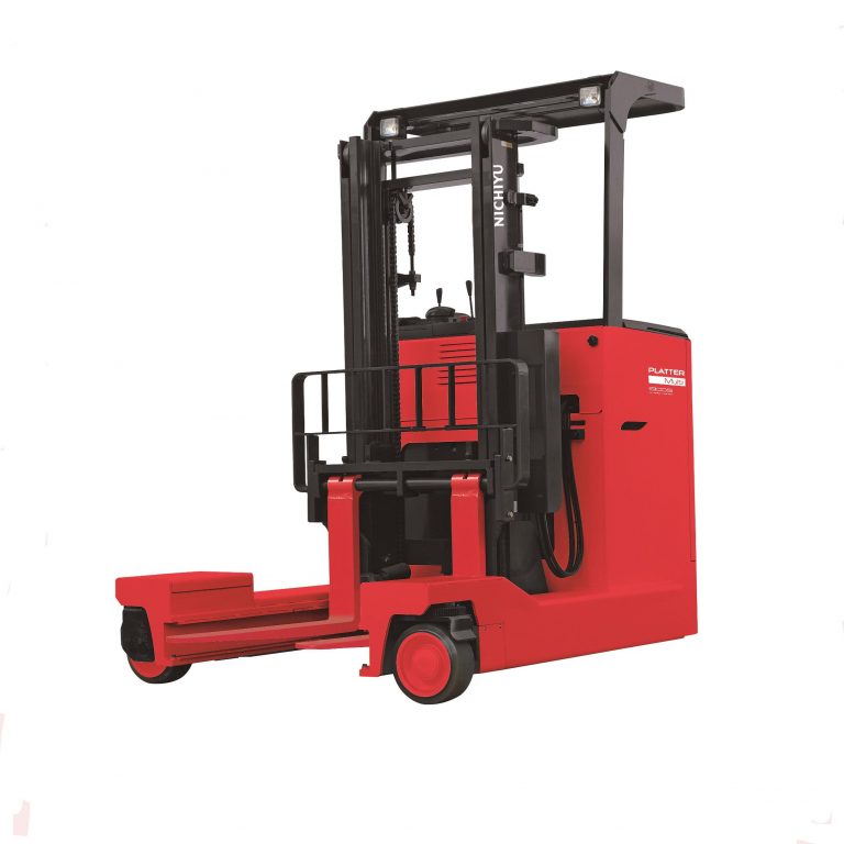 Multi-Directional Stand-On Reach Trucks | Nichiyu Electric Folklift ...